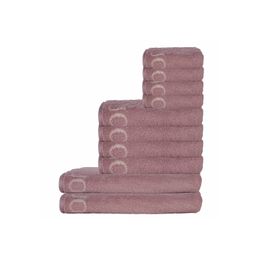 JOOP! Handtuch JOOP "Handtuch Classic 10er Pack", pink (rose), B:50cm, Obermaterial: 100% Baumwolle CO., Handt&uuml;cher, Handtuch