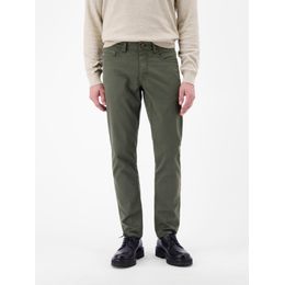 5-Pocket-Hose Lerros "Moderne 5-Pocket Hose", Herren, Gr. 36, L&auml;nge 32, nordic olive, 80% Baumwolle, 17% Lyocell, 3% Elasthan, Hosen 5-Pocket-Hose