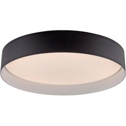 Sch&ouml;ner Wohnen Kollektion LED Deckenleuchte "TAVOLI", schwarz, 1, &Oslash; 39cm H: 7,3cm, 1 Stk., SCH&Ouml;NER WOHNEN-KOLLEKTION, Leuchten, SCH&Ouml;NER WOHNEN Kollektion, CCT 2700-5000K, IR-Fernbedienung, Dimmbar, LED Deckenleuchte