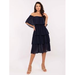 Madnezz House Kleid Damen Gr&ouml;&szlig;e 38/40 navy Winterkleid