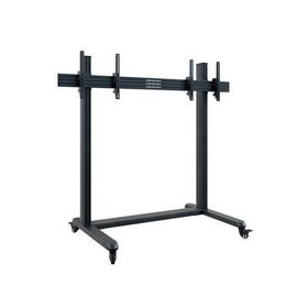 Hagor comPROnents&reg; Standsystem mobil f&uuml;r 2 Displays 55-65 Zoll