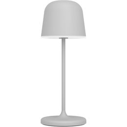 Eglo Tischleuchte "MANNERA-S Tischlampe - Alu, Stahl - LED - 1,8W - IP54", grau, 1, &Oslash; 7,5cm H: 20cm, 1 Stk., Leuchten, Akku Au&szlig;entischleuchte, Gartenlampe m. Erdspie&szlig;, H20 x &Oslash;7,5 cm, Tischleuchte