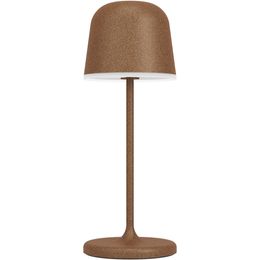 Eglo Tischleuchte "MANNERA-S Tischlampe - Alu, Stahl - LED - 1,8W - IP54", rostbraun, 1, &Oslash; 7,5cm H: 20cm, 1 Stk., Leuchten, Akku Au&szlig;entischleuchte, Gartenlampe m. Erdspie&szlig;, H20 x &Oslash;7,5 cm, Tischleuchte