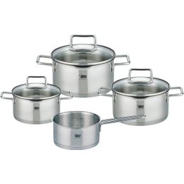 Topf-Set ELO "Smart Steam", silber (edelstahlfarben), B:32cm H:27cm L:52cm, T&ouml;pfe, Topf-Set, Induktion