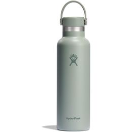 Isolierflasche Hydro Flask "21 Oz Std. Flex Cap", gr&uuml;n (agave), H:23,9cm, Edelstahl, Trinkflaschen, Isolierflasche, TempShield️ doppelwandige Vakuumisolierung