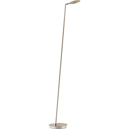 Paul Neuhaus LED Stehlampe "AKKU BENTE", messingfarben, 1, &Oslash; 22cm H: 145cm, 1 Stk., Leuchten, Tastdimmer, CCT 2700-5000K, Memory, Akku betrieben, flexibel, LED Stehlampe