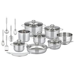 Topf-Set ELO Basic "Prima Tavola Edelstahl Topfset 20-teilig", edelstahl, T&ouml;pfe, Topf-Set, Volumenskala