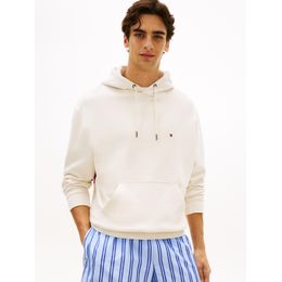 Kapuzensweatshirt Tommy Hilfiger "FLAG", Herren, Gr. S, ivory petal, Sweatware, Obermaterial: 100% Baumwolle, unifarben, regular fit normal, Rundhals, eingesetzt Rippb&uuml;ndchen, Sweatshirts Kapuzensweatshirt, Regular fit