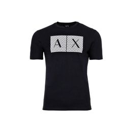 T-Shirt Armani Exchange "T-Shirt T-SHIRT 1er Pack", Herren, Gr. L, blau (dunkelblau), Obermaterial: 100% Baumwolle CO., Shirts T-Shirt