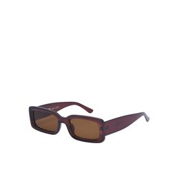 Jack & Jones JJXX Sonnenbrille 'JXRosee' Damen Gr&ouml;&szlig;e One Size sepia / karminrot