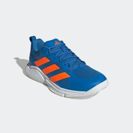 Hallenschuh adidas Performance "COURT TEAM BOUNCE 2.0", Herren, Gr. 44, blau (bright royal, cloud wei&szlig;, cloud wei&szlig;), Synthetik, Textil, Schuhe Hallenschuh, Volleyballschuh