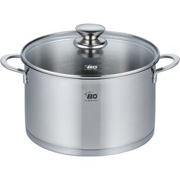 Fleischtopf ELO "Galant", silber (silberfarben), &Oslash;:24cm, T&ouml;pfe, Fleischtopf, integriertes &Ouml;l- Dosier-System, Induktion
