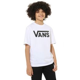 T-Shirt Vans "Vans CLASSIC", Jungen, Gr. M, wei&szlig;, Single Jersey, Obermaterial: 100% Baumwolle, unifarben, Rundhals, Shirts T-Shirt, f&uuml;r Kinder und Jugendliche, Kurzarm, f&uuml;r Sportmode und Streetwear
