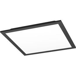 Eglo LED Deckenleuchte "MORADILLO-Z Deckenlampe - Stahl - LED - 14W - IP20", schwarz, 1, H: 6,1cm, 1 Stk., Leuchten, Wohzimmerlampe, Esszimmerlampe, Schlafzimmer, L29,5 x B29,5 x H6,1 cm, LED Deckenleuchte