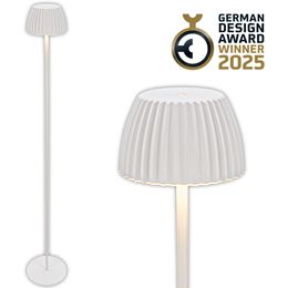 Briloner Leuchten LED Stehlampe "Akku LED Stehleuchte Riffle", wei&szlig;, Leuchten, LED Stehlampe