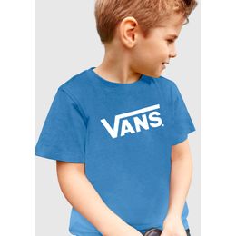 T-Shirt Vans "Vans CLASSIC KIDS", Jungen, Gr. 3 (98/104), bright azure, Single Jersey, Obermaterial: 100% Baumwolle, Rundhals, Shirts T-Shirt