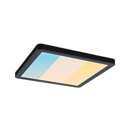 Paulmann LED Panel "Atria Shine IP44 eckig 190x190mm 8W 1160lm 3000 - 6500K", schwarz, 1, H: 3,2cm, 1 Stk., Leuchten, Farbwechsler, LED Panel
