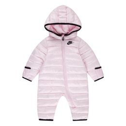 Schneeoverall Nike Sportswear "NKN NIKE SOLID BABY SNOWSUIT", Jungen, Gr. 92 (24), N-Gr, pink foam, Obermaterial: 100% Polyester, Overalls Schneeoverall, f&uuml;r Babys