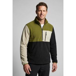 Fleecepullover Icepeak "Icepeak CREIL", Herren, Gr. 3XL, olive, Obermaterial: 100% Polyester, Sweatshirts Fleecepullover, sportlicher Stil, aus Polyester