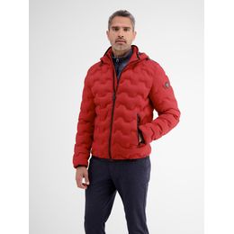 Outdoorjacke Lerros "Leichter Kapuzen-Blouson", Herren, Gr. XXL, rot (indian rot), 100% Polyester, Jacken Outdoorjacke