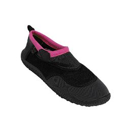 Badeschuh arena "arena WATERSHOES", Gr. 43, schwarz_grau, pink, Schuhe Badeschuh