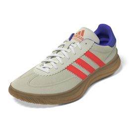 Hallenschuh adidas Performance "HB SPEZIAL PRO", Herren, Gr. 42, wei&szlig; (cloud wei&szlig;, solar rot, sonic ink), Leder, Synthetik, Schuhe Hallenschuh, Handballschuh