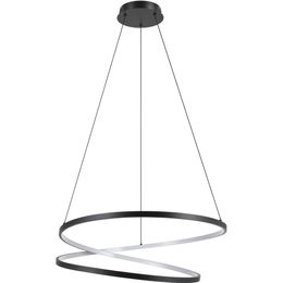 Eglo H&auml;ngeleuchte "RUOTALE Pendellampe - Alu, Stahl - LED - 42W - IP20", schwarz, 1, &Oslash; 70cm H: 150cm, 1 Stk., Leuchten, H&auml;ngelampe, Deckenlampe, Wohnzimmer, Esszimmer, H150 x &Oslash;70 cm, H&auml;ngeleuchte