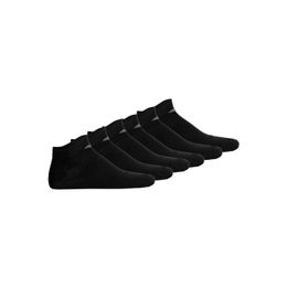 Sneakersocken Emporio Armani "Socken CASUAL COTTON 6P 6er Pack", Herren, Gr. 43-46, schwarz, Obermaterial: 76% Baumwolle CO. 22% Polyamid PA. 2% Elasthan EL., Socken Sneakersocken