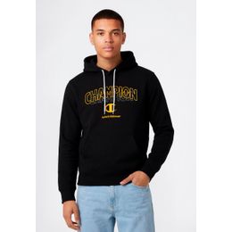 Kapuzensweatshirt Champion "Graphic Terry Hoodie", Herren, Gr. XL, nbk, Obermaterial: 55% Baumwolle, 45% Polyester, normal, Rundhals, Sweatshirts Kapuzensweatshirt, sportlicher Stil, f&uuml;r Erwachsene, Rundhalsausschnitt