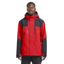 Funktionsjacke Jack Wolfskin "JASPER 2L JKT M", Herren, Gr. L (52), sirenrot, Obermaterial: 100% Polyester. Futter: 100% Polyester, Jacken Funktionsjacke