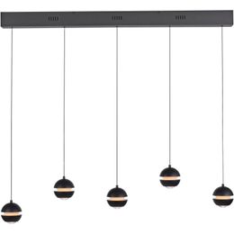 Sch&ouml;ner Wohnen Kollektion LED Pendelleuchte "LINI", schwarz, 5, H: 22cm, 1 Stk., SCH&Ouml;NER WOHNEN-KOLLEKTION, Leuchten, SCH&Ouml;NER WOHNEN Kollektion, 3-Stufen Dimmer, Comfort-Lift, LED Pendelleuchte