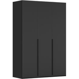 Kleiderschrank "Schrank Garderobe Ankleide Schlafzimmer Flur SERINA Eyecatcher", schwarz, schwarz mattglas, B:151cm H:223cm T:61cm, Holzwerkstoff, LeGer Home by Lena Gercke, Schr&auml;nke, Kleiderschrank, in 6 Breiten, 3 Ausf&uuml;hrungen und mit Front Glas oder Dekor MADE IN GERMANY