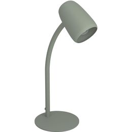 Eglo Tischleuchte "CARLO Tischlampe - Stahl - E14 - 1X18W - IP20", gr&uuml;n, 1, H: 46cm, 1 Stk., Leuchten, Nachttischlampe, Flexarm, 1,5 m Kabelschalter, L8,5 x B8,5 x H46 cm, Tischleuchte