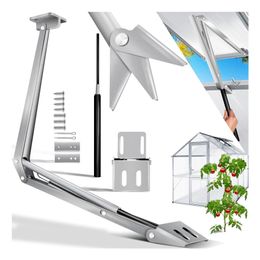 Kesser&reg; Automatischer Fenster&ouml;ffner f&uuml;r Gew&auml;chshaus 7,5 kg Hubkraft 45cm &Ouml;ffnungsh&ouml;he stufenloser &Ouml;ffnungswinkel Fensterheber automatisches &Ouml;ffnen und Schlie&szlig;en durch Temperatursteuerung