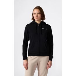 Kapuzensweatjacke Champion, Damen, Gr. L (42/44), nbk, ns, Obermaterial: 70% Baumwolle, 30% Polyester, Sweatjacken Kapuzensweatjacke