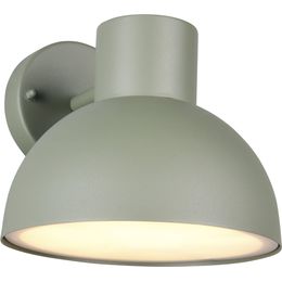 Trio LEUCHTEN Au&szlig;en-Wandleuchte "ELBE, Fassadenbeleuchtung Downlight, exkl 1x E27 max 10W, Outdoor IP44", gr&uuml;n, 1, &Oslash; 20cm H: 18,5cm, 1 Stk., Leuchten, Hauswand Leuchte aus Druckguss Aluminium, Leuchtmittel wechselbar, Au&szlig;en-Wandleuchte