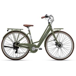 Adriatica Elektro-Citybike RETRO 28 Zoll, oliv
