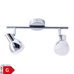 N&auml;ve N&auml;ve 2er LED Wand-/Deckenschiene "CHROMEY" L:30cm