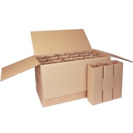 BB-Verpackungen | 10 x Flaschenversandkarton 18er mit PTZ-Zulassung DHL und UPS
