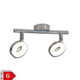 N&auml;ve N&auml;ve 2er LED Wand-/Deckenspot L: 30cm chrom