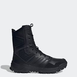 Schn&uuml;rstiefel adidas Performance "GSG-9.2024 ZIP", Damen, Gr. 48, core schwarz, core schwarz, core schwarz, Leder, Synthetik, Schuhe Schn&uuml;rstiefel, Outdoorschuh, Einsatzstiefel