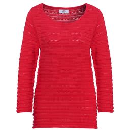 Gina Benotti Damen Strickpullover mit Ajourmuster