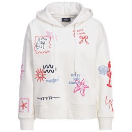 Gina Benotti Damen Hoodie mit Print und Stickerei