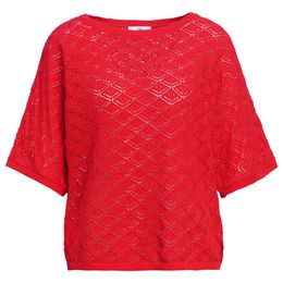 Gina Benotti Damen Strickshirt in H&auml;kel-Optik