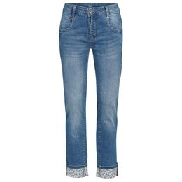 Gina Benotti Damen Slim-Jeans mit Used-Waschung