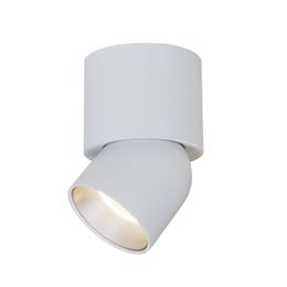 SLC LED-Deckenstrahler CUP, wei&szlig;/silber, 930, &Oslash; 7,5 cm, dim
