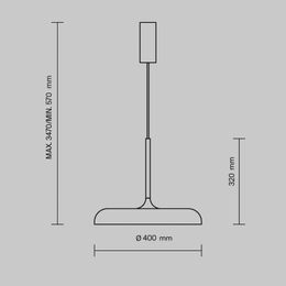 Maytoni LED-H&auml;ngeleuchte Gerhard, &Oslash; 40 cm, wei&szlig;, Metall