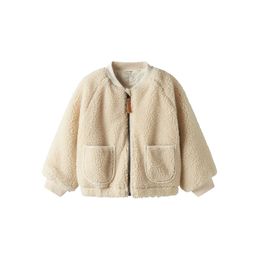 name it Jacke Jungen Gr&ouml;&szlig;e 104 nude / oliv / offwhite / wollwei&szlig;
