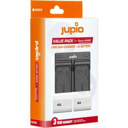Jupio Value Pack: 2x Battery LP-E6P ULTRA 2600mAh + Dual Charger