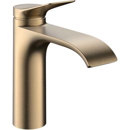 Hansgrohe Vivenis Waschtischarmatur 75024140 ohne Zugstangen-Ablaufgarnitur, brushed bronze